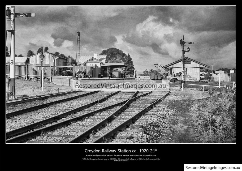 Croydon Railway Station 1920-24 - Restored Vintage Images