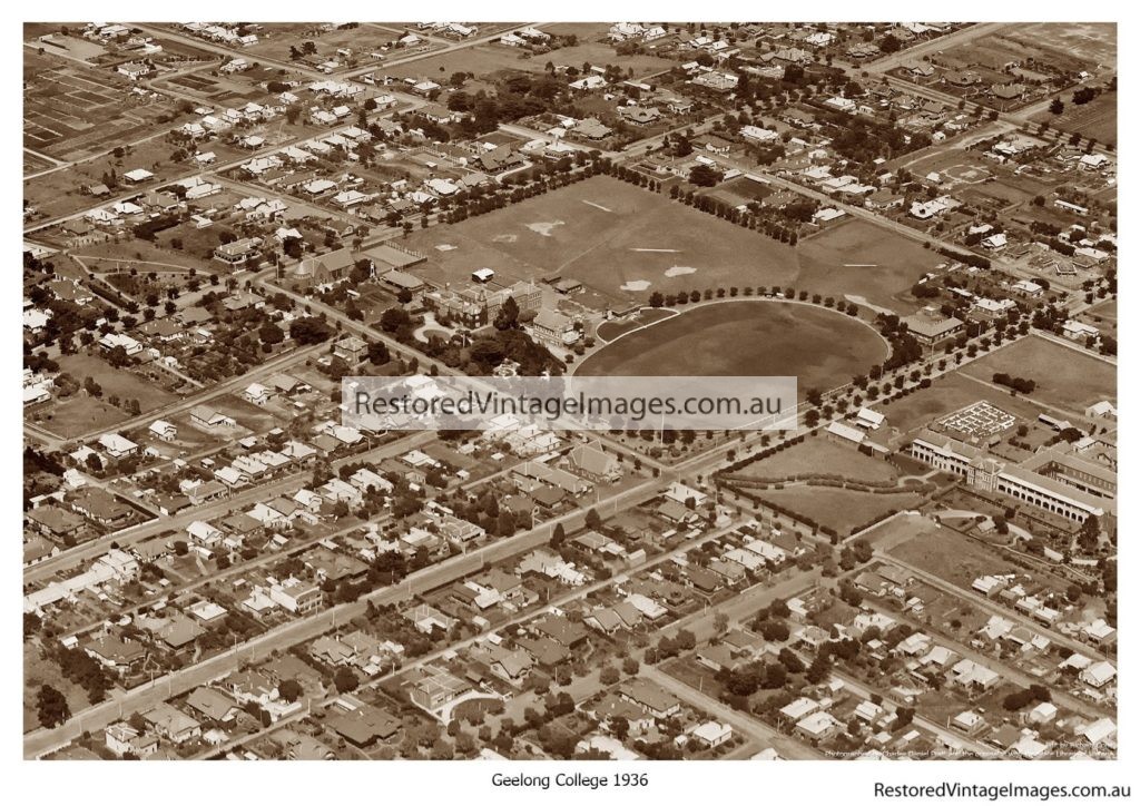 Geelong College 1936 - Restored Vintage Images