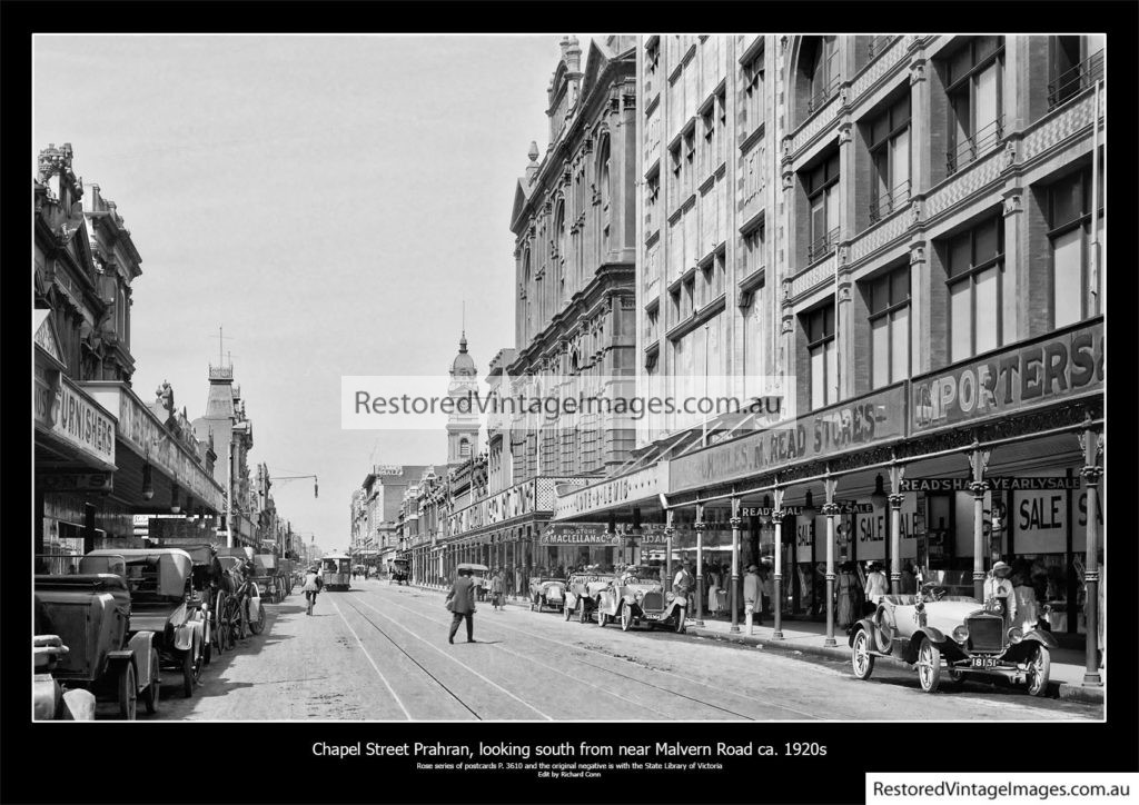 Chapel Street Prahran - Restored Vintage Images